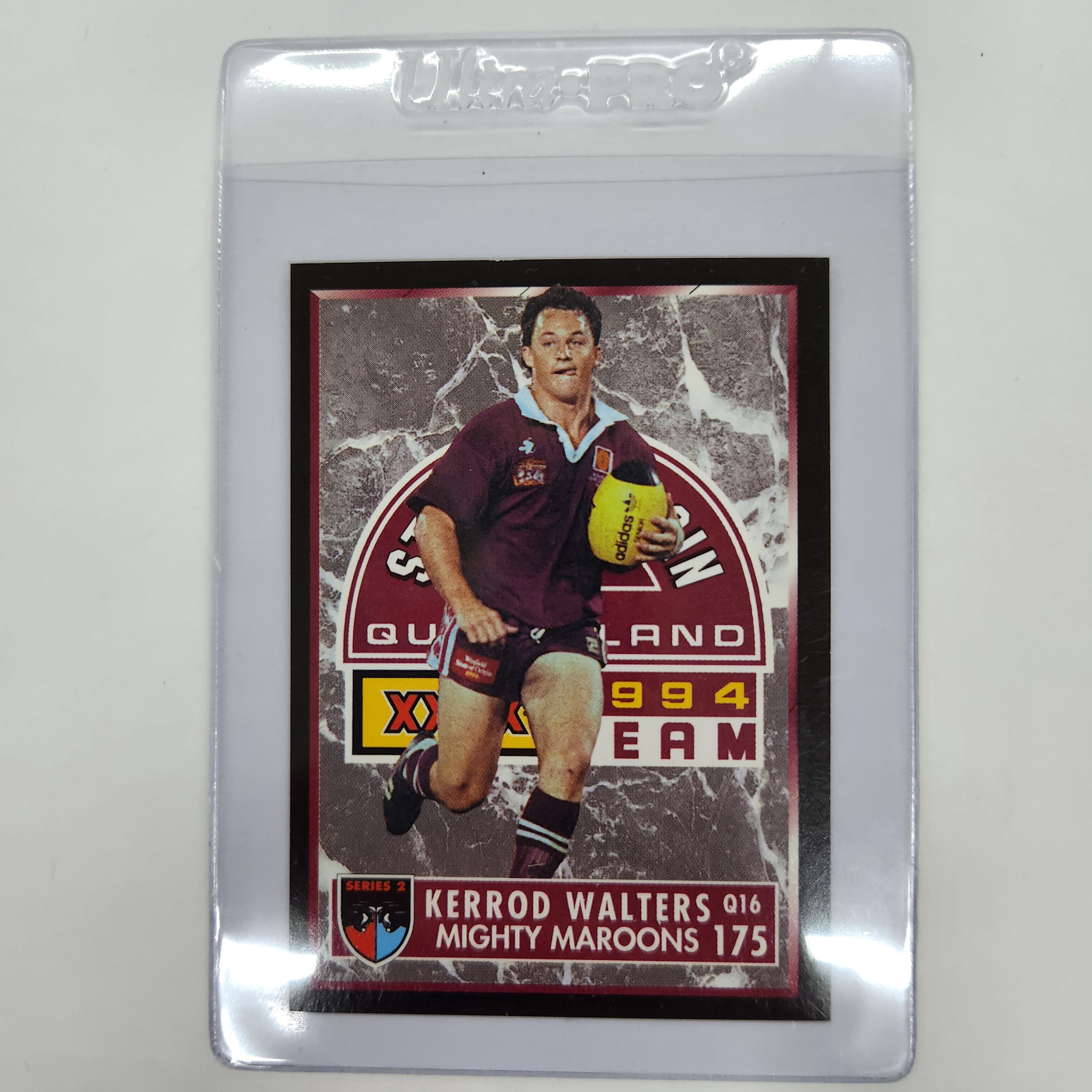 NSWRL - 1994 QLD State of Origin Team - Kerrod Walters (Card 175) – Relove Oxley - Vintage ...