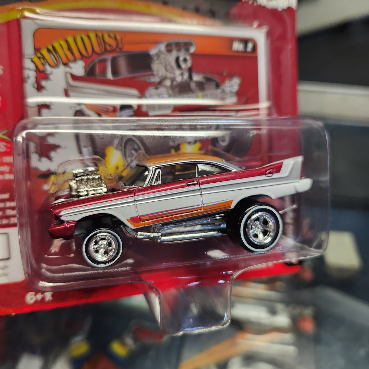 Johnny Lightning - 2022 Street Freaks R2 Vers. A - 1958 Plymouth Fury – Relove Oxley - Vintage ...