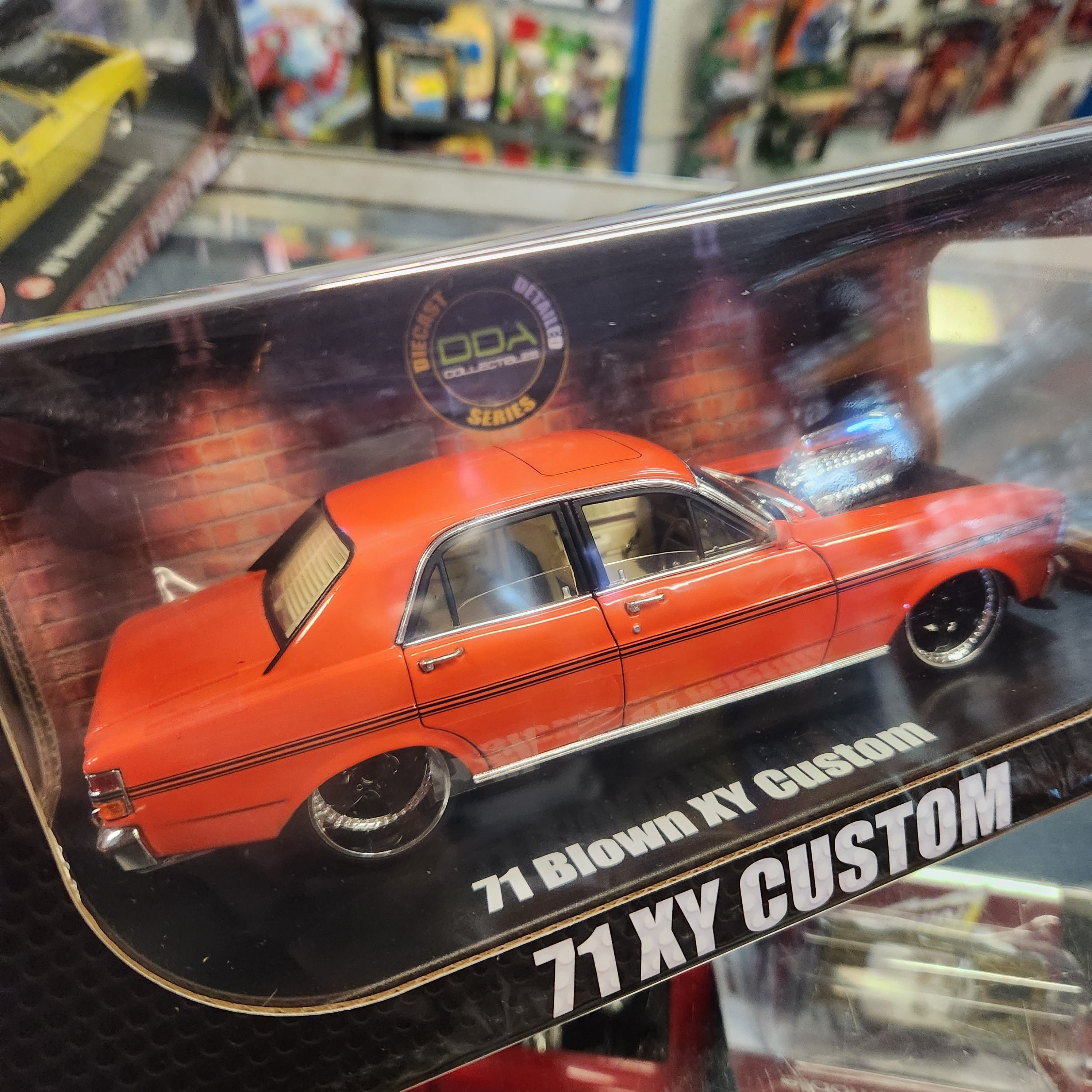 DDA - Ford XY Falcon GTHO Slammed and Supercharged (Orange) - 1:24 Sca ...