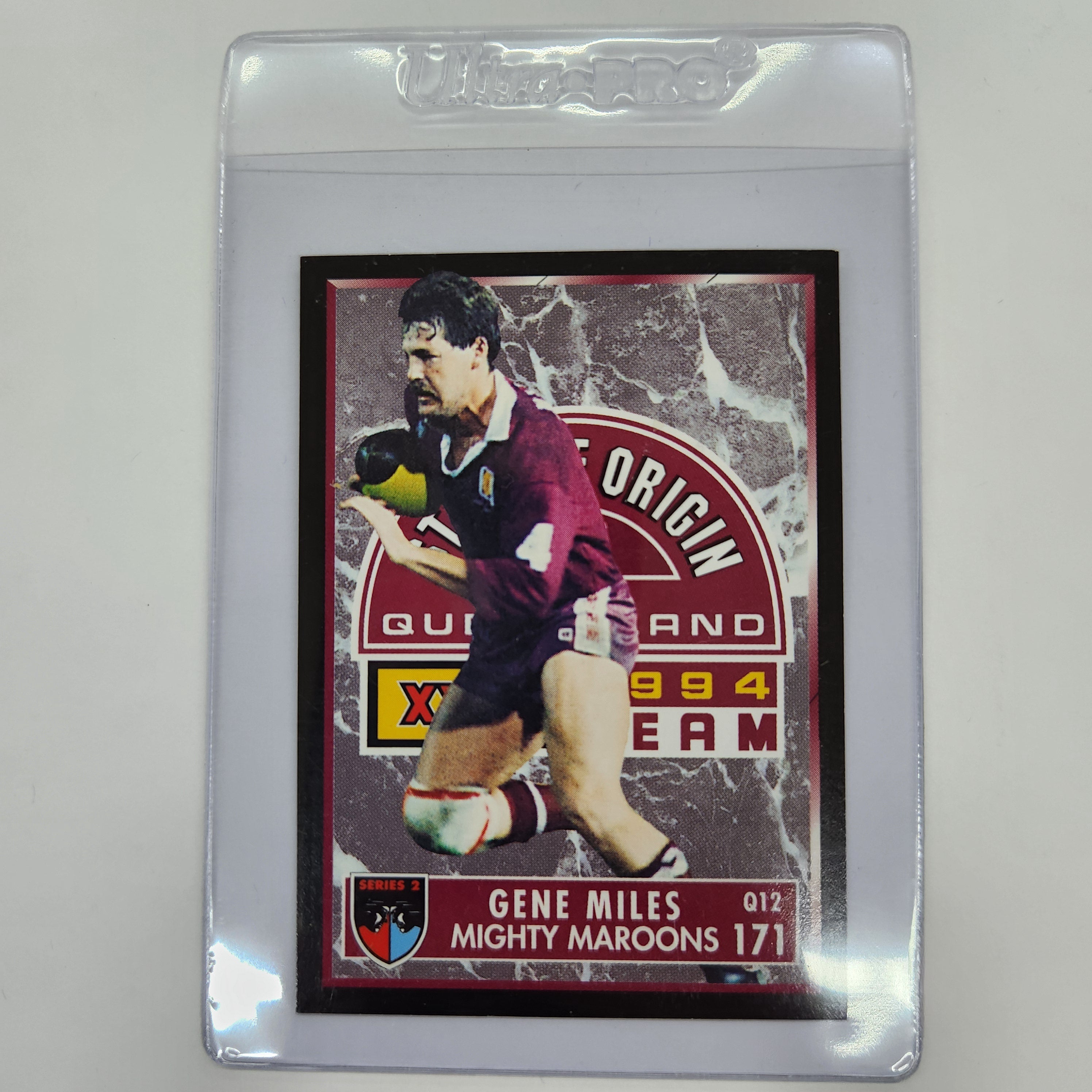 NSWRL - 1994 QLD State of Origin Team - Gene Miles (Card 171) **ERROR ...