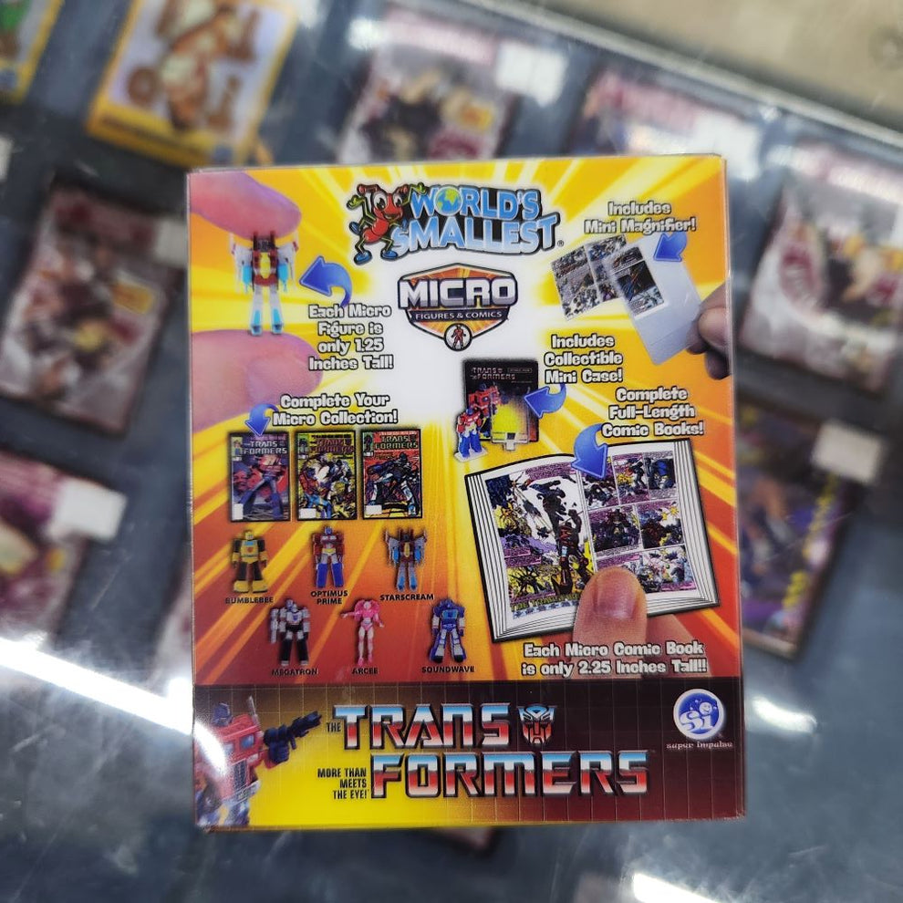 Worlds Smallest - Micro Figure and Comic - Transformers - Bumblebee ...