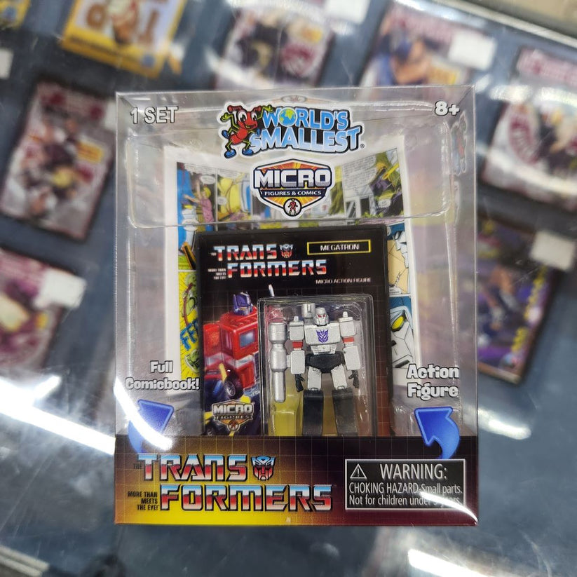 Worlds Smallest - Micro Figure and Comic - Transformers - Megatron ...