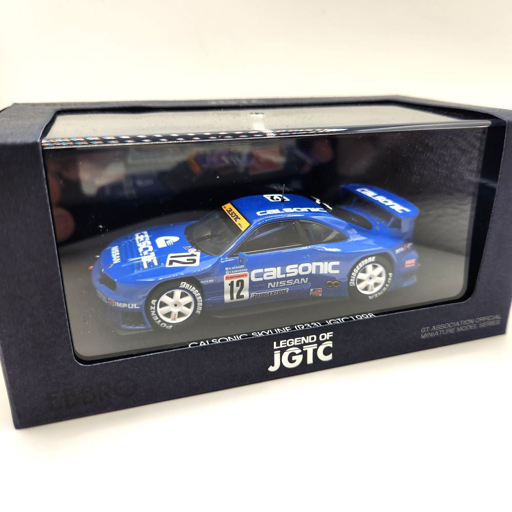 Ebbro - Nissan Skyline GT-R (R33) 1998 JGTC #12 Calsonic - 1:43 Scale ...