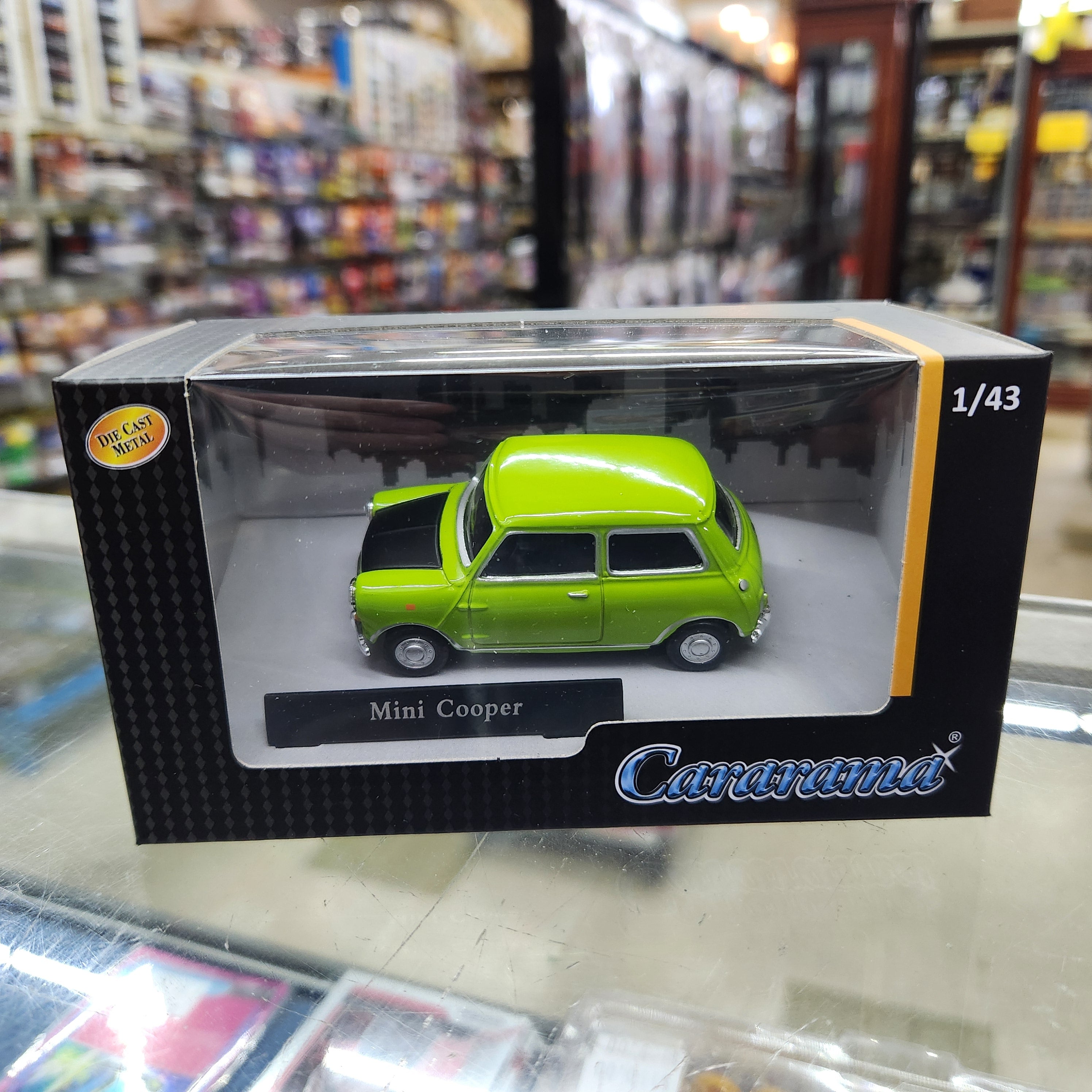 Cararama - Mini Cooper 'Mr Bean' (Lime/Black) - 1:43 Scale – Relove ...