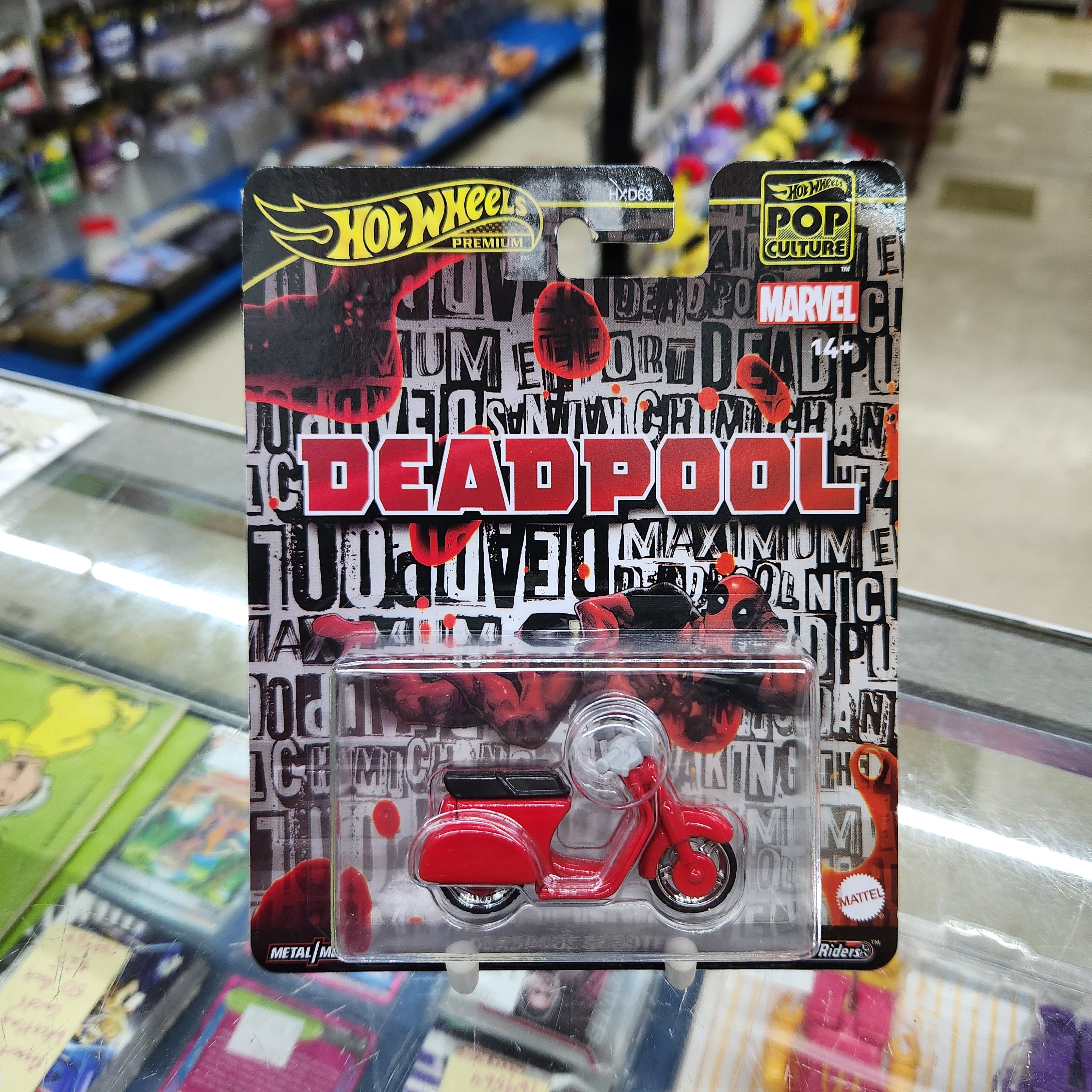 Hot Wheels Premium - Pop Culture - Dead Pool Scooter – Relove Oxley ...