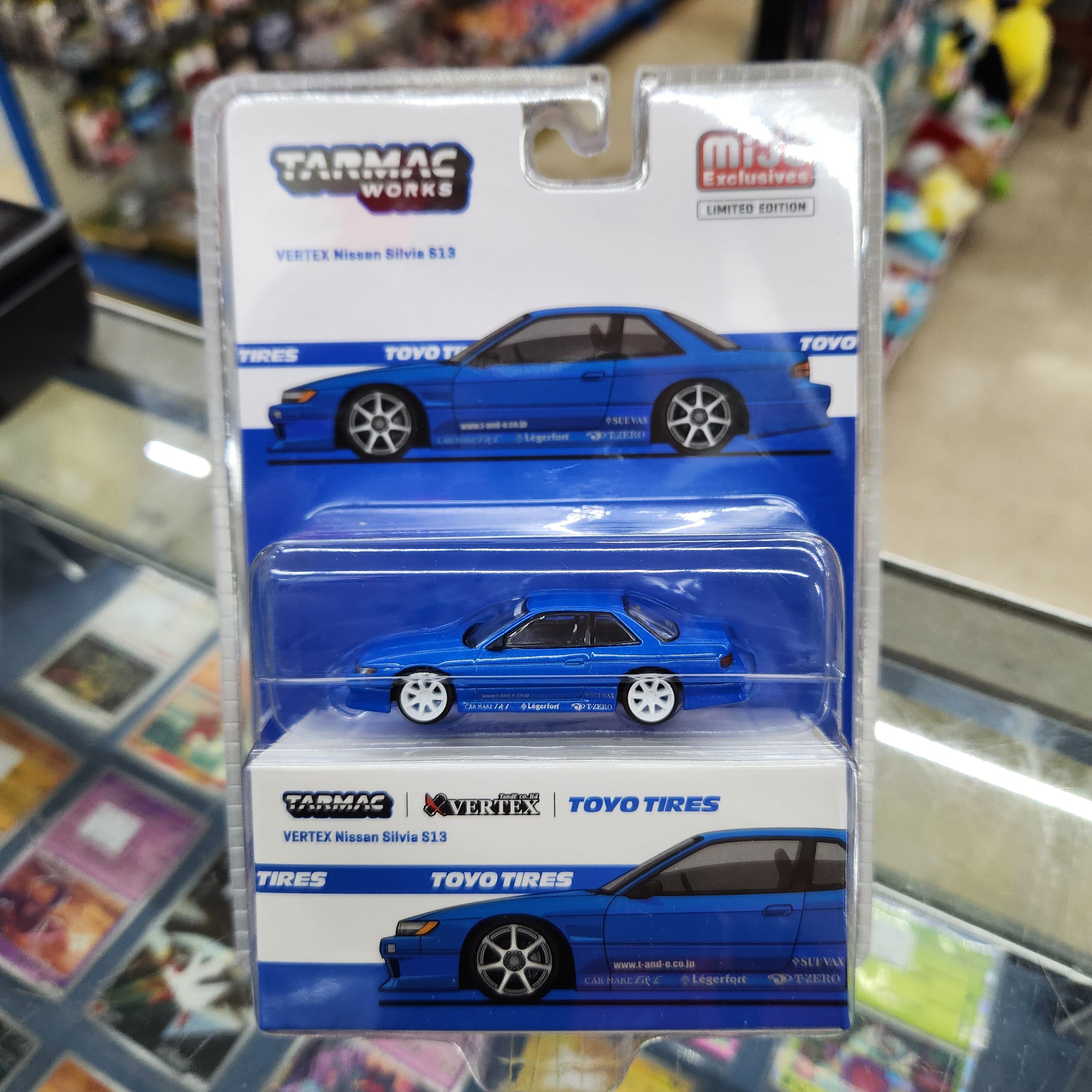 Tarmac Works - Nissan Vertex Silvia (S13) 'Toyo Tires' - 1:64 Scale ...