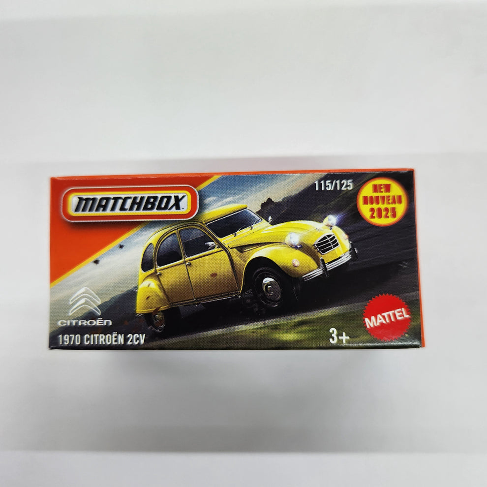 Matchbox - 2025 Power Grabs - 1970 Citroen 2CV (Yellow) – Relove Oxley ...