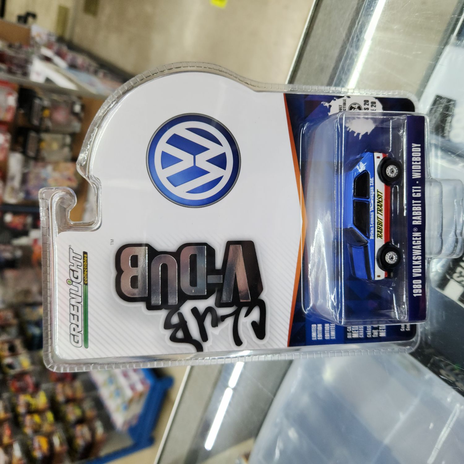 Greenlight - 1980 VW Rabbit GTI Widebody 'Rabbit Transit' - 1:64 Scale ...