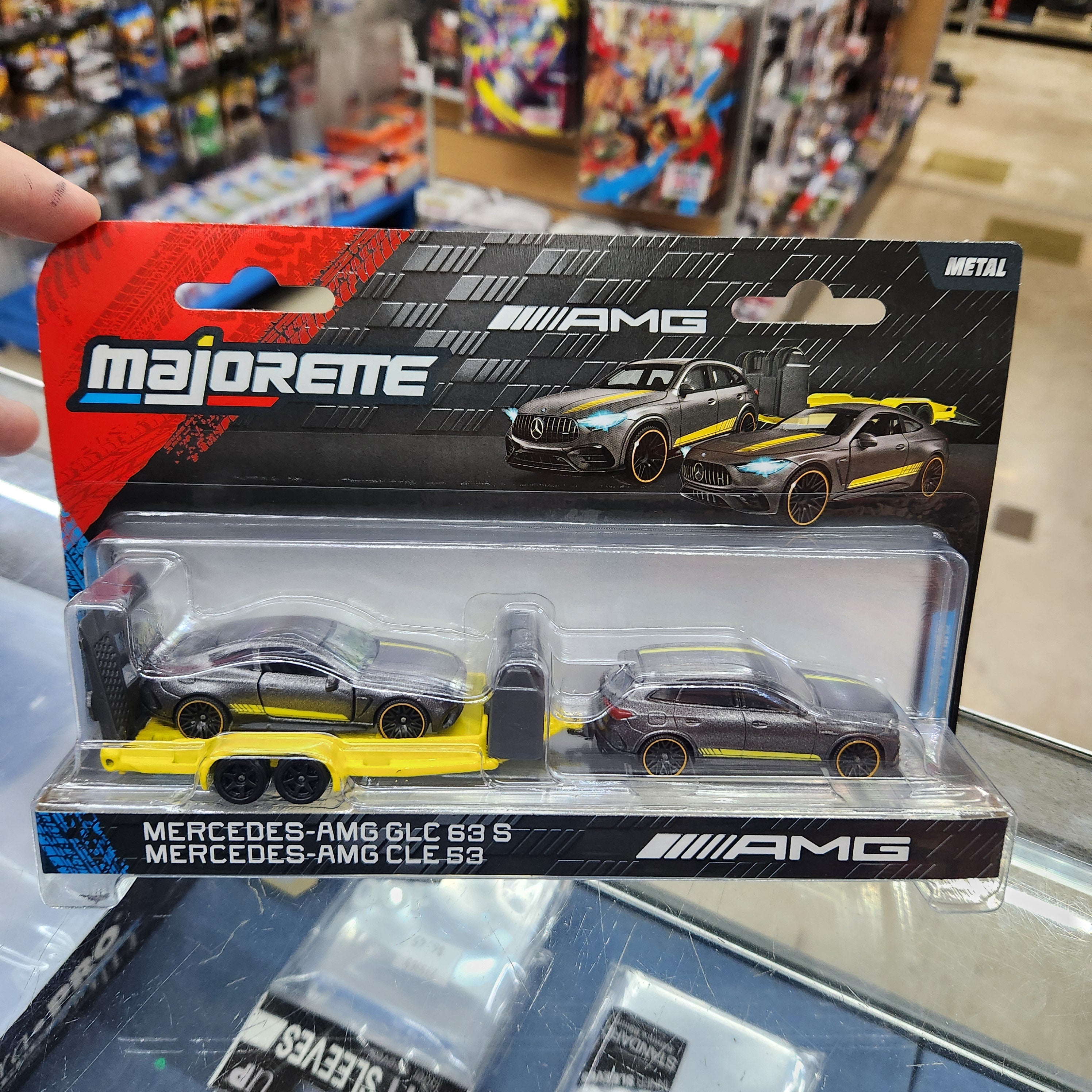 Majorette - Mercedes-AMG Deluxe Trailers - GLC 63 S / CLE 53 + Trailer ...