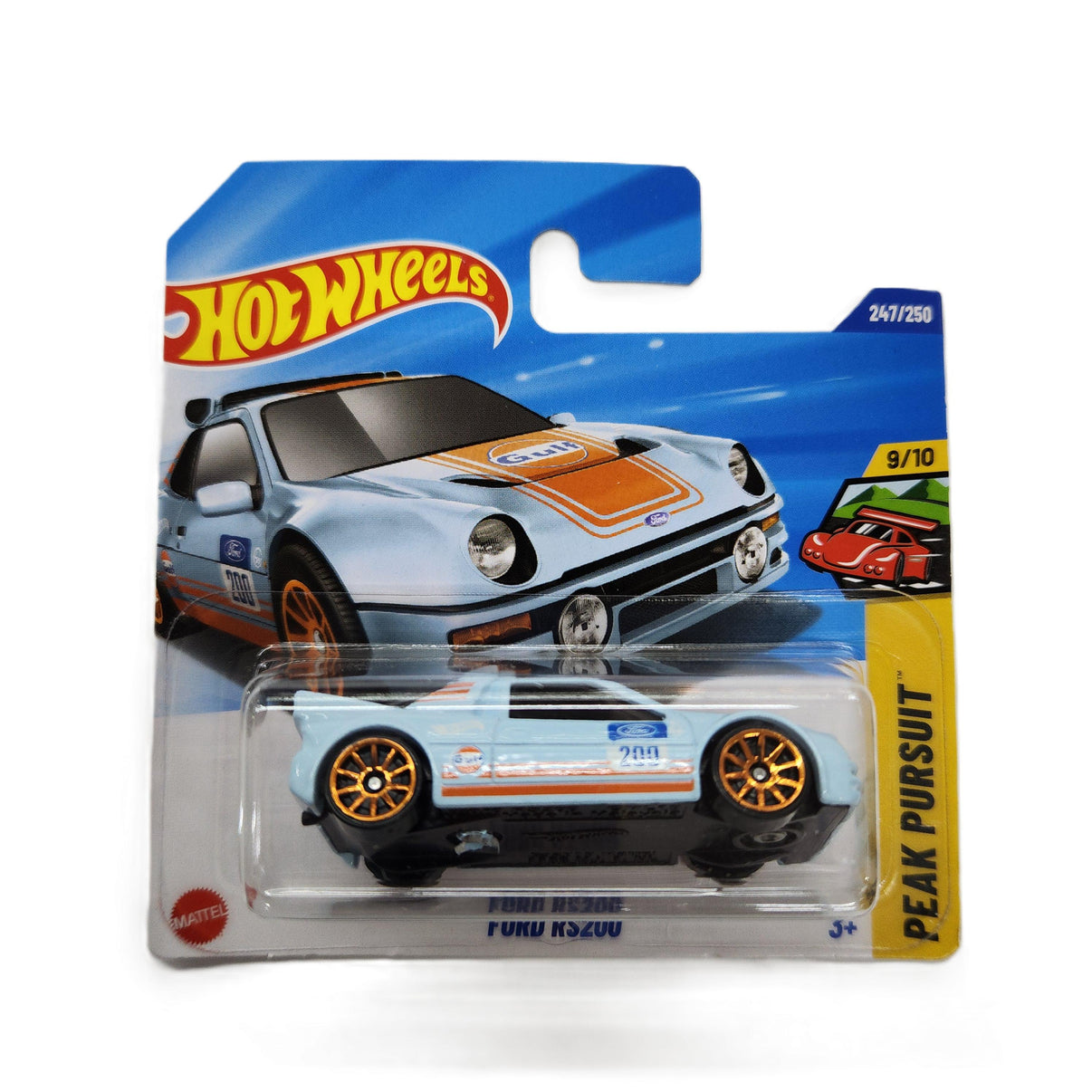 Hot Wheels - Ford RS200 'Gulf' Livery - Short Card – Relove Oxley ...