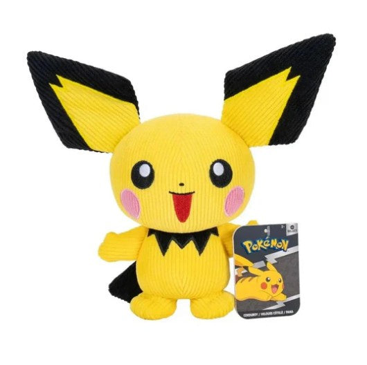 Pokemon - Corduroy Pichu 8″ Plush – Relove Oxley - Vintage, Vinyl ...