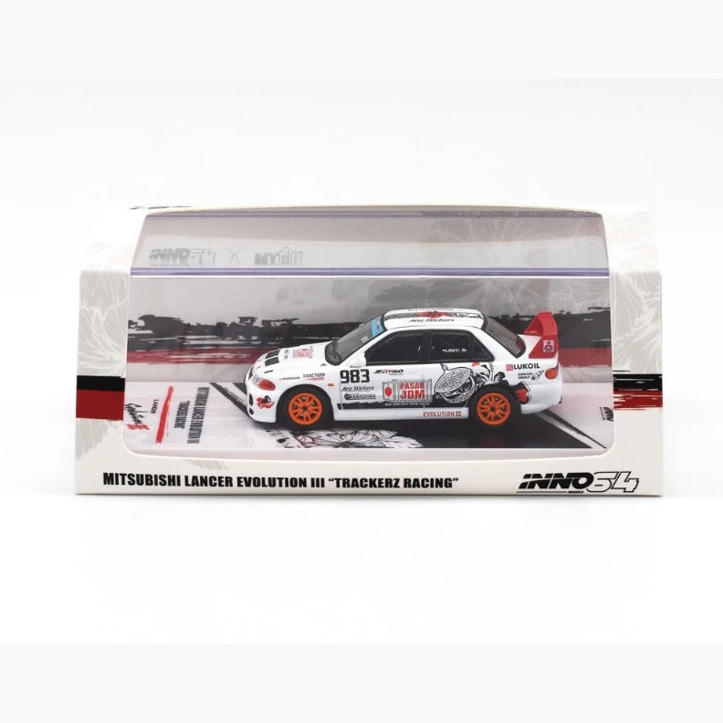 INNO64 - Mitsubishi Lancer Evolution III 'Trackerz Racing' - 1:64 Scal – Relove Oxley - Vintage ...