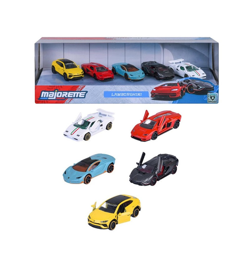 Majorette - Lamborghini - 5 Piece Gift Pack (2025) - 1:64 Scale ...