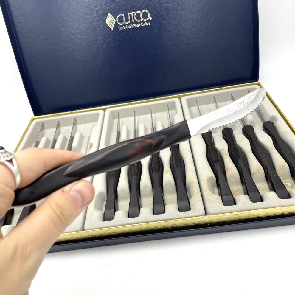 12 Piece Cutco Steak/Table Knives – Relove Oxley - Vintage, Vinyl ...