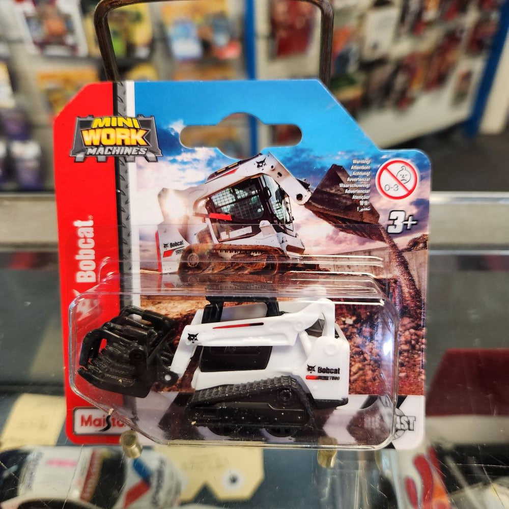 Maisto - 'Mini Work Machines' - Bobcat T590 Skid Steer Loader with Cla ...